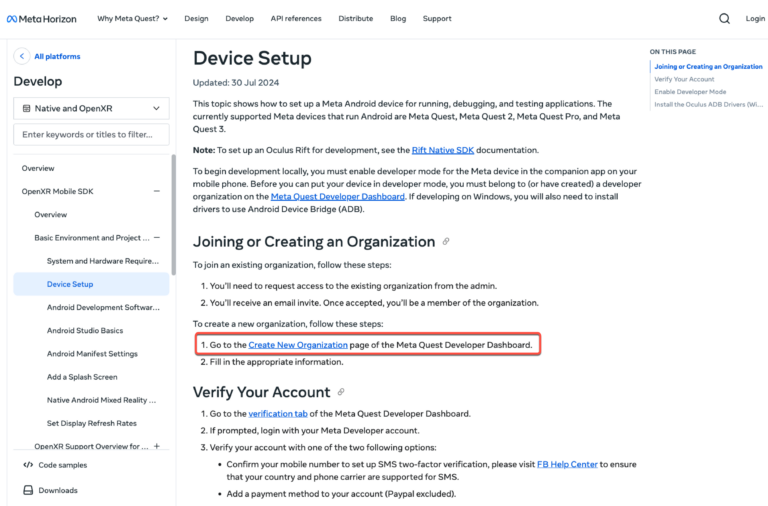 Oculus Developer Mode Set Up Guide | Sliced Bread Animation